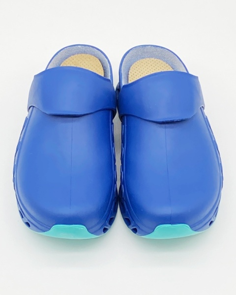 Obuwie medyczne do szpitala ESD Scholl Clog Evoflex granatowe, tęgość J - obuwie-zdrowotne.pl